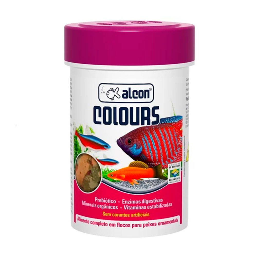 Ração Peixes Alcon Colours 20g - Popular Pet | Pet Shop Online