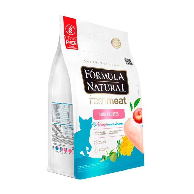 Ração Fórmula Natural Freshmeat Gatos Filhotes Frango 10,1kg - Popular ...