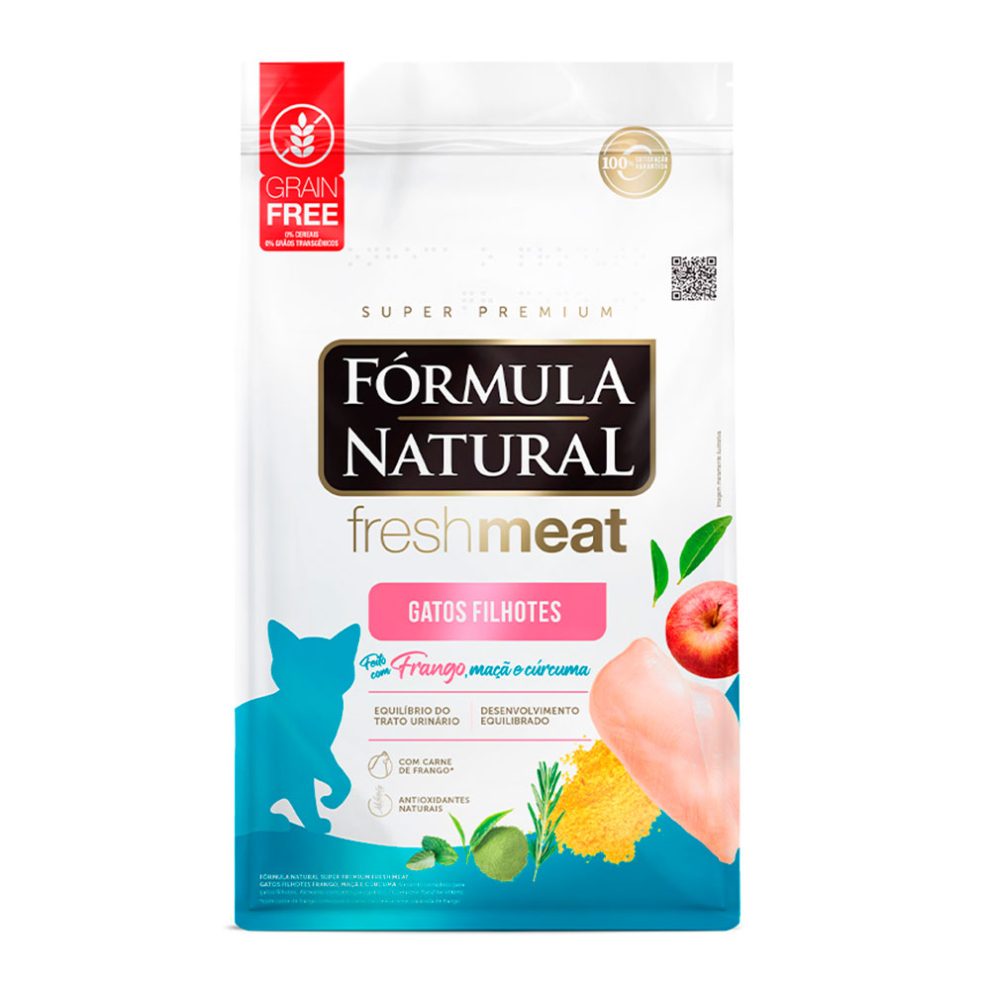 Ração Fórmula Natural Freshmeat Gatos Filhotes Frango 10,1kg - Popular ...