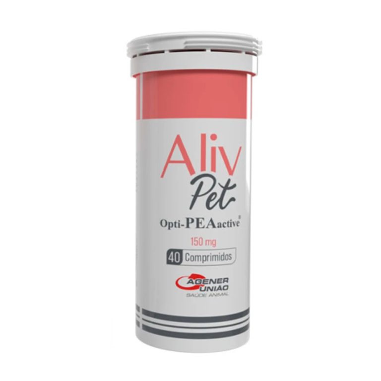 Suplemento Aliv Pet 150mg Para Cães e Gatos Agener União Com 40 ...