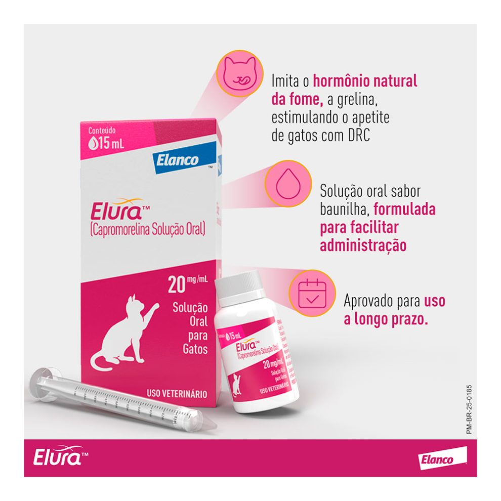 Elura Solução Oral Para Gatos 20mg Elanco 15ml - Popular Pet | Pet Shop ...
